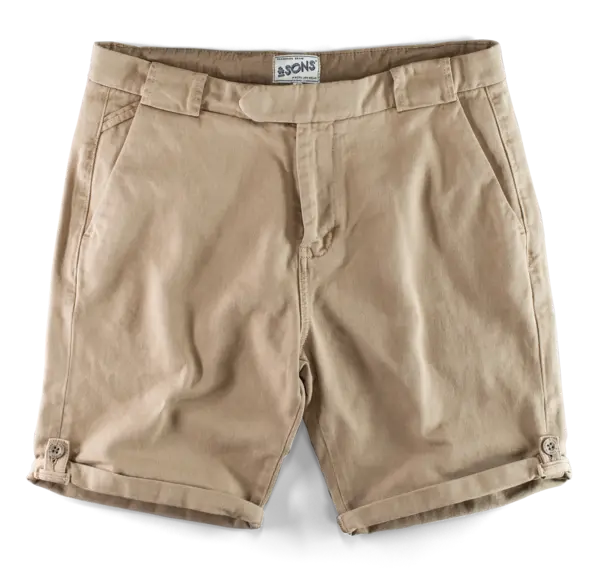 &SONS TRADING CO Neutrals &sons Virgil Chino Shorts Tan - Brown