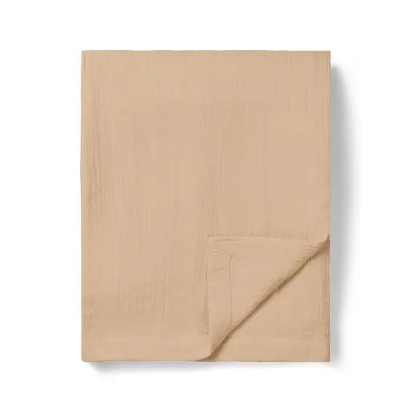 TAMEKO Dale Round Table Cloth — Ochre - Orange