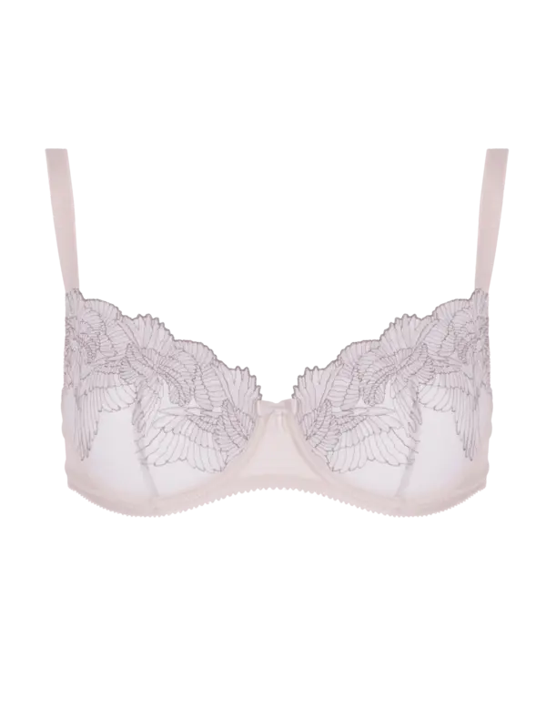 BONBON LINGERIE Neutrals Hope Underwired Bra - Gray/pink