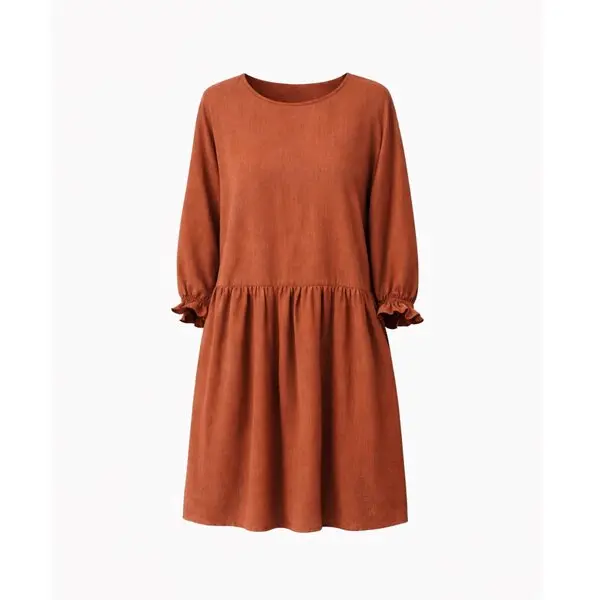 NOLA Tessa Dress Terracota - Orange