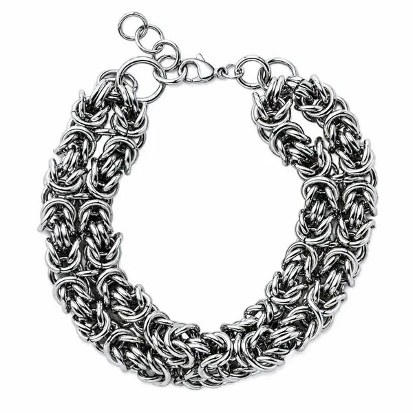 KIREI Torque Chain Bracelet – Stainless Steel - Silver