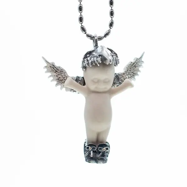 GEM KINGDOM White / Silver Happy Baby Phoenix Silver White - White/silver