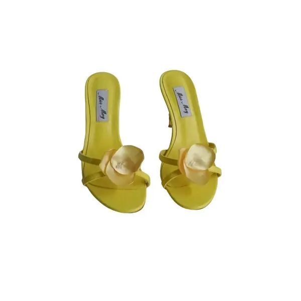 MISS MAY THE BRAND Saturday In Lille Heels - Yellow
