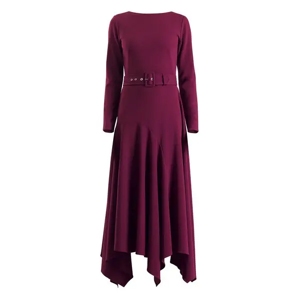 MEEM LABEL Layne Plum Dress - Red