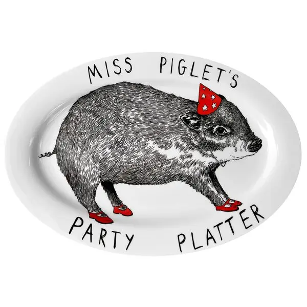 JIMBOBART Miss Piglet's. Party Platter
