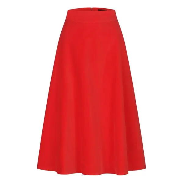 MARIANNA DÉRI Velvet Skirt - Red