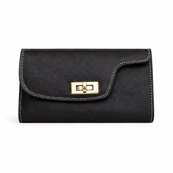 NEIGHTIV Saddle Flap Bag With Belt Loops - Black