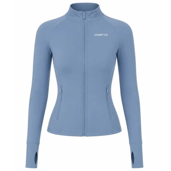 CMMTTD Soft Form Zip-up Jacket Ocean - Blue