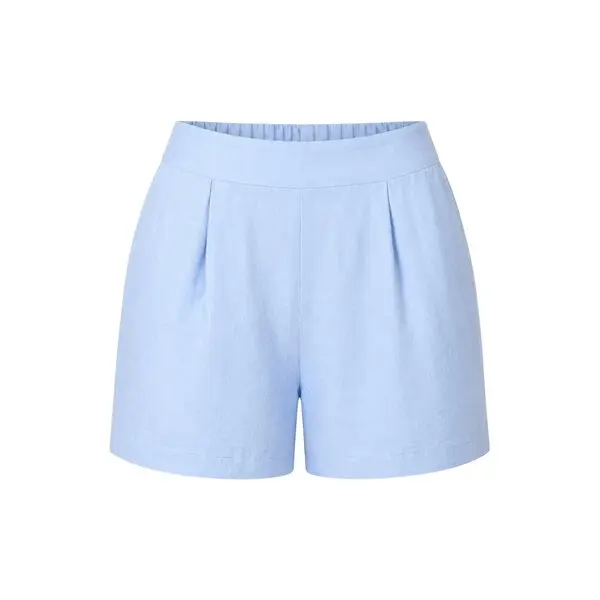 OH!ZUZA NIGHT&DAY Echo Viscose Shorts Pockets Light - Blue