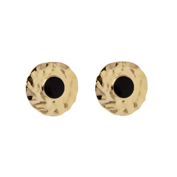 CARAMEL VINTAGE JEWELLERY Vintage Plated Tracy Earrings - Gold