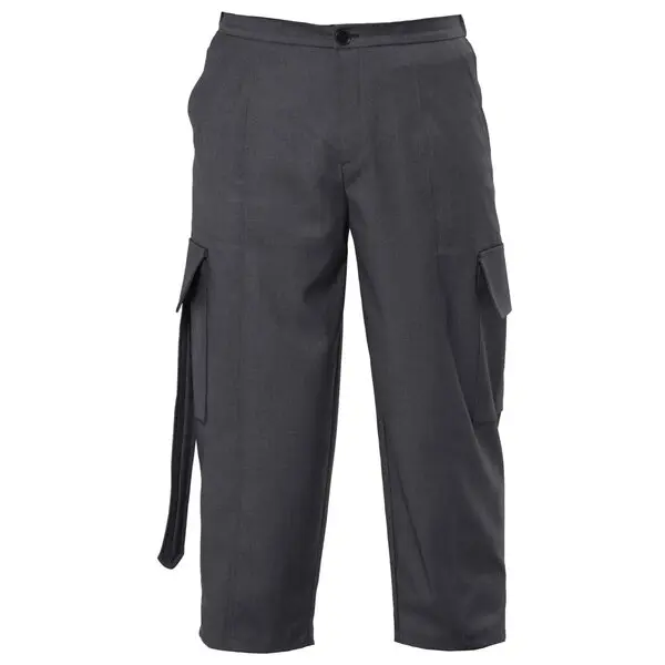 METAMORPHOZA S Cropped Cargo Pants In Gray - Grey
