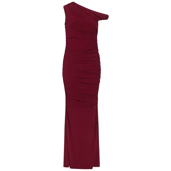 CELESTINE & MAE Dahlia Maxi Dress In Rumba - Red