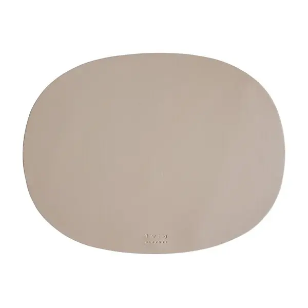 Twig New York Deco Placemats, Set Of Two Milky - Brown