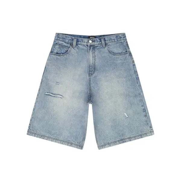 WESC Denim Long Shorts - Blue