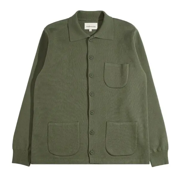 FAR AFIELD Station Cardigan - Green