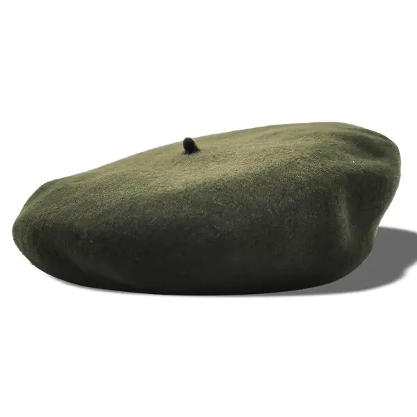 DORIA 1905 Wool Felt Basque Beanie - Green