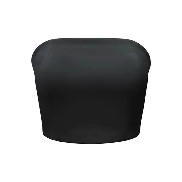 RIVIERA SOIRÉE Olivia Satin Strapless Top - Black