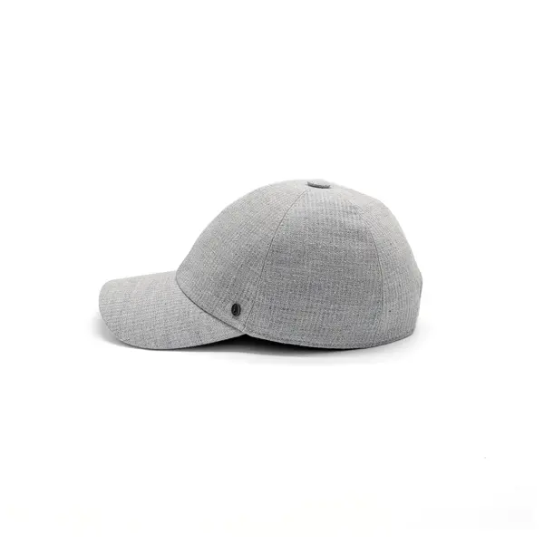 DORIA 1905 Striped Linen Baseball Cap