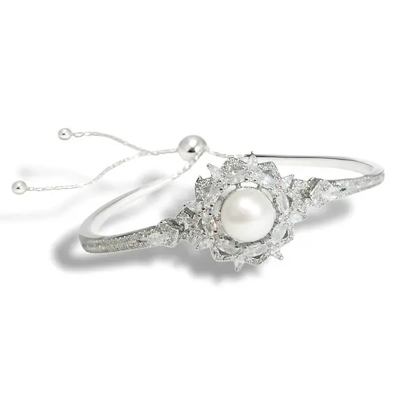 NINEMOO Fleur De Givre Adjustable Bracelet - Silver