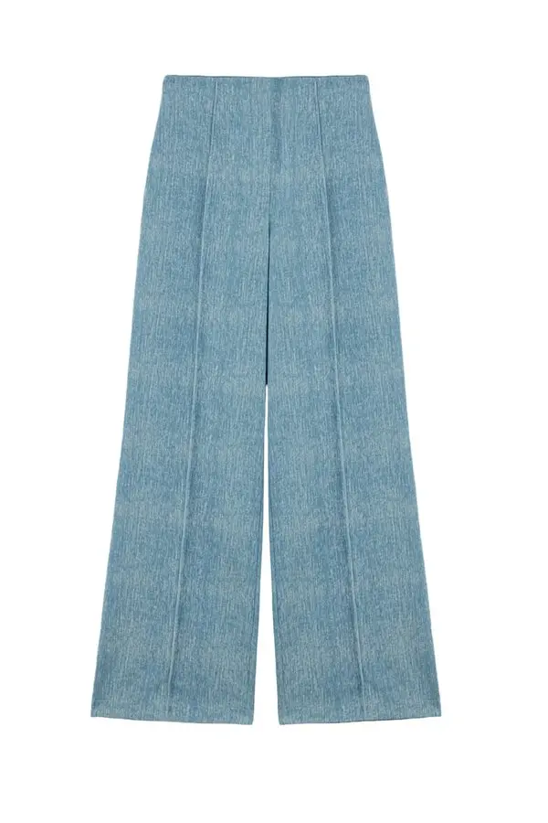 NOCTURNE Wide-leg Trousers - Blue