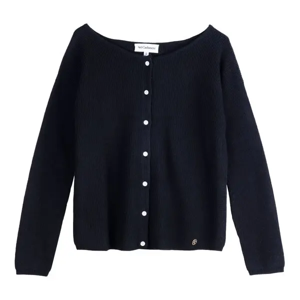 BEL CASHMERE Camille Cashmre Cardigan - Black