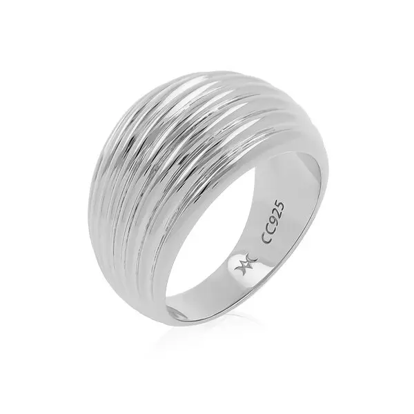 Côté Caché La Mer Shell Ring - Silver