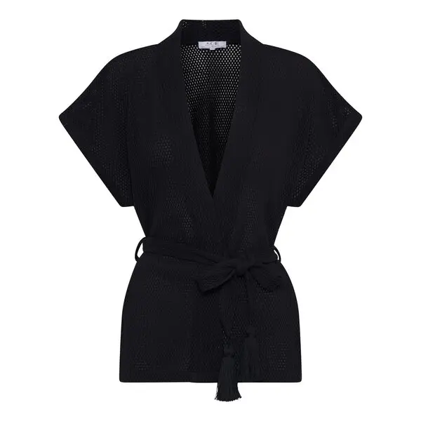 ARMS OF EVE Sardinia Wrap Top - Black