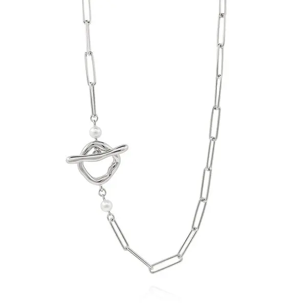 Côté Caché Coral & Shore Chain Necklace - Silver