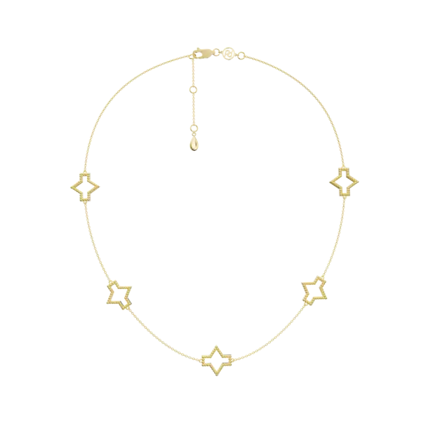 LINDA FIORE Starlite Necklace Vermeil - Gold