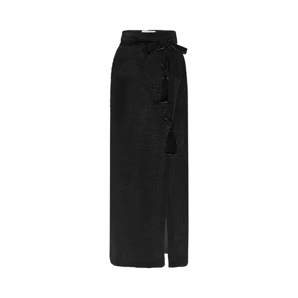 ARMS OF EVE Verona Wrap Skirt Liquorice - Black
