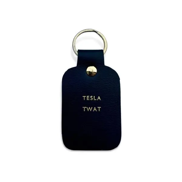 VIDA VIDA Tesla Twat Key Ring Navy