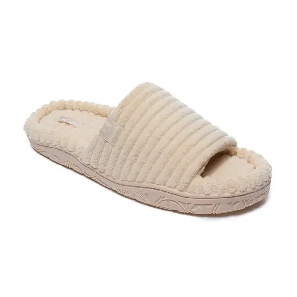 BEDROOM ATHLETICS Judy Jumbo Cord Slipper Slider Gingerbread - Brown