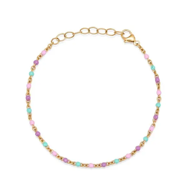 DOLCETTO DESIGNS Bolla Bracelet Gold Vermeil And Enamel - Yellow