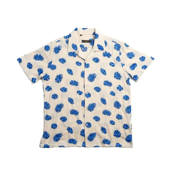 EIGHT X Sora Artisan Short Sleeve Button Up Shirt