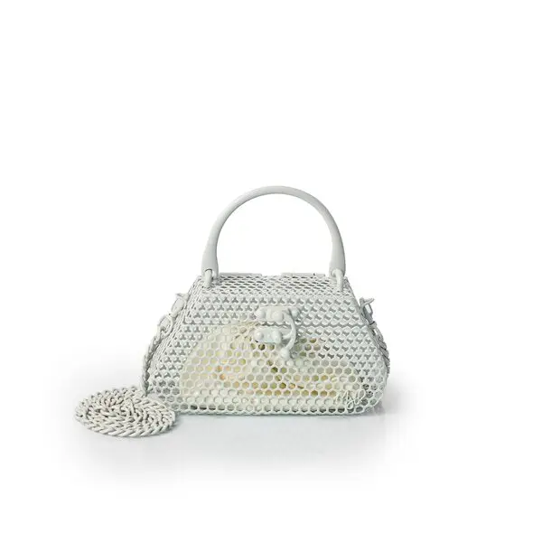 MYTH HOUSE Neutrals Mini Awuraba In Moonbeam Handbag - Grey