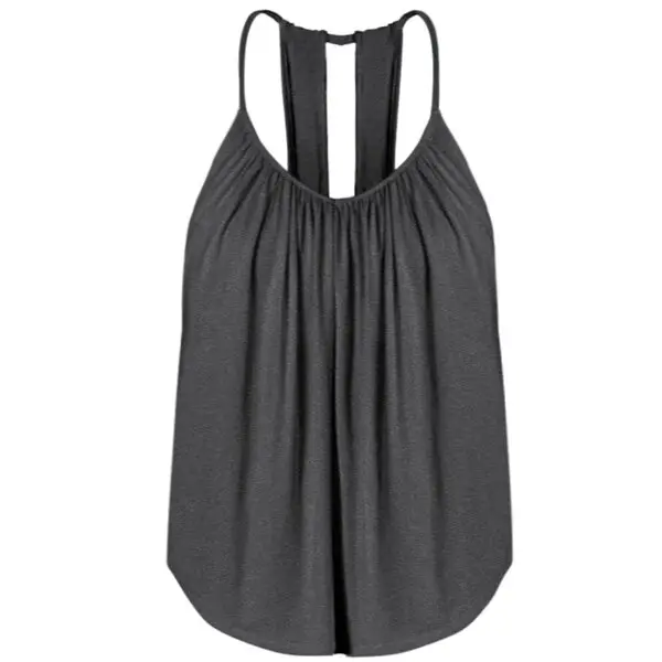 JJWINKS Slumber Party Top, Charcoal - Grey