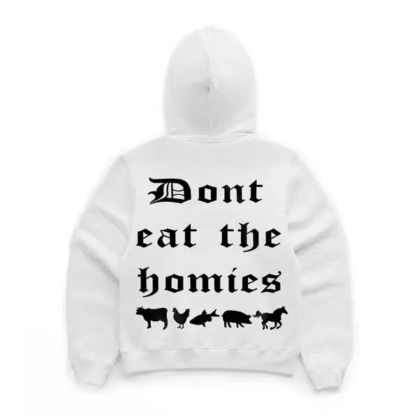DONT EAT THE HOMIES Og Hoodie - Grey