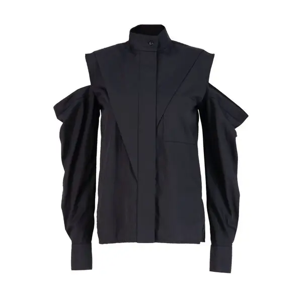 MA MULIER Pavia Design Shirt - Black