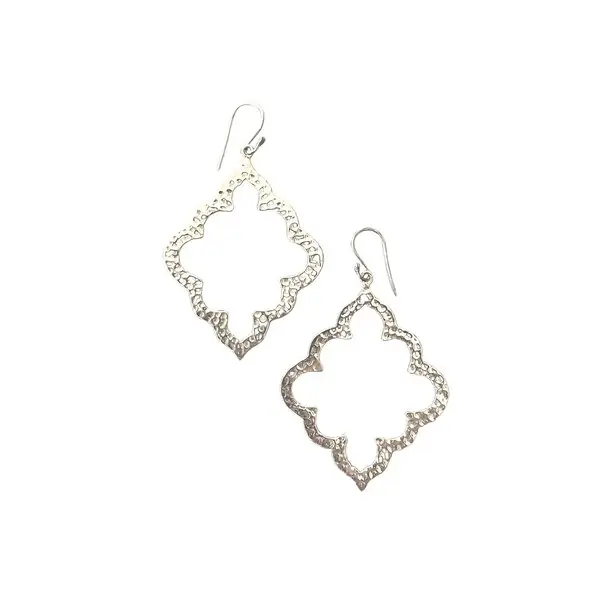 RIZE Jaipur Ashram Window Earrings Sterling - Silver