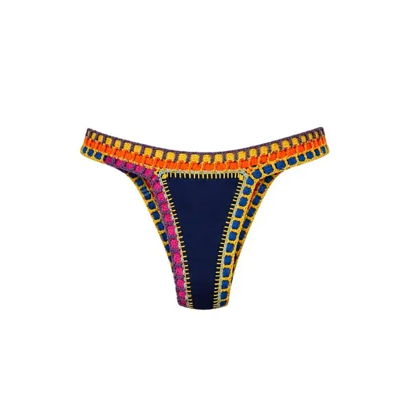 IVY SWIMWEAR Sophia In Fire Dancer Bottoms - Blue