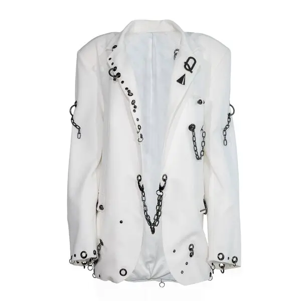 VAZAF Signature Blazer - White