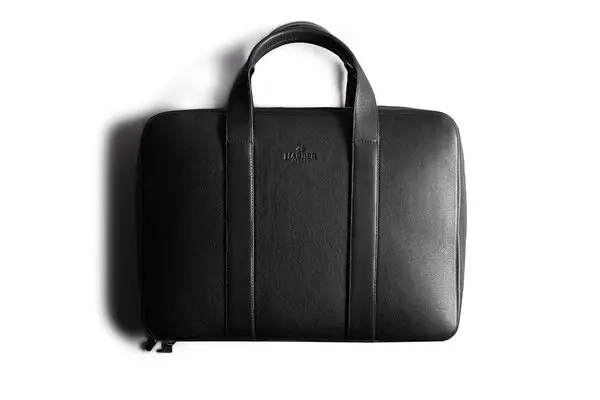 HARBER LONDON Laptop Briefcase - Black