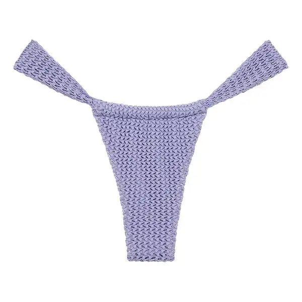 MONTCE Lavender Crochet Sandra Bikini Bottom - Purple