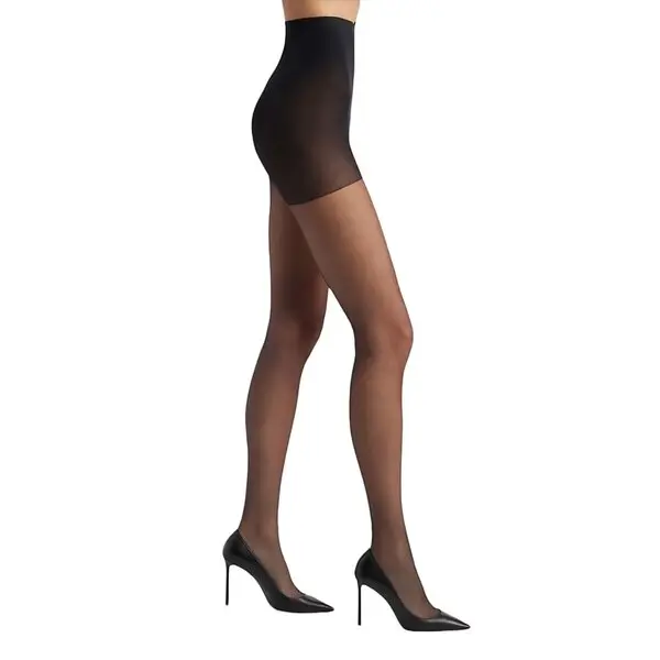 HIGH HEEL JUNGLE BY KATHRYN EISMAN Sheer Magic Ultra Sheer Tear Resistant Tights 2 Pack - Black