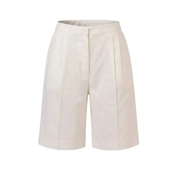 GLAM ON YOU Lusain Shorts Ivory - White