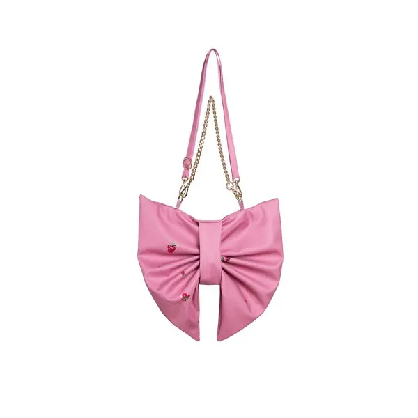 RAINSISTERS Bow Clutch Purse - Pink