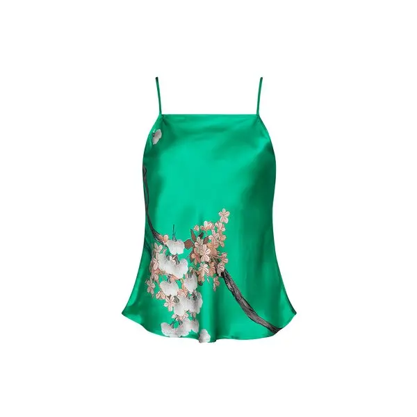 AGUACLARA Jade Camisole - Green