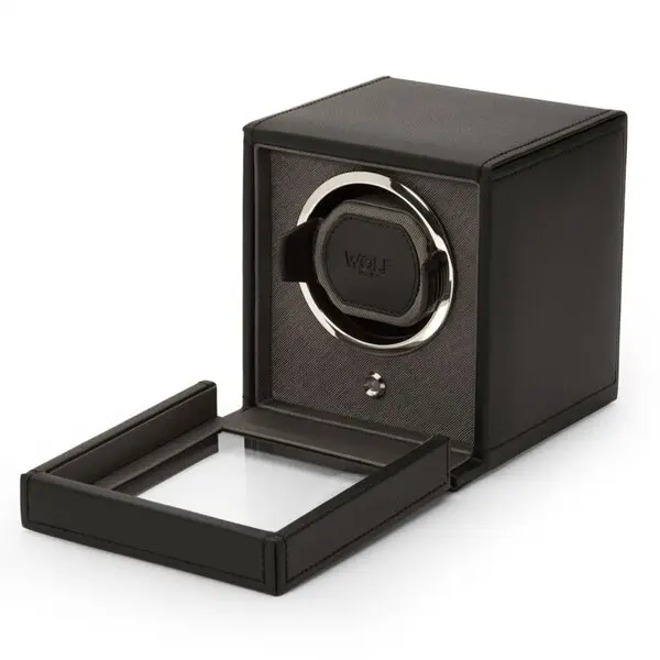 Wolf Single Watch Winder - Black
