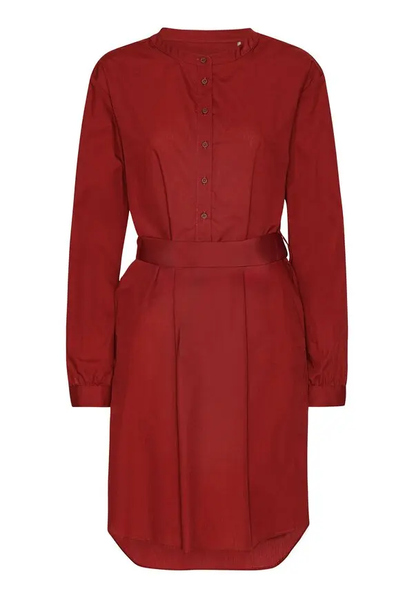 GROBUND The Maalia Shirt Dress The One In Wine - Red