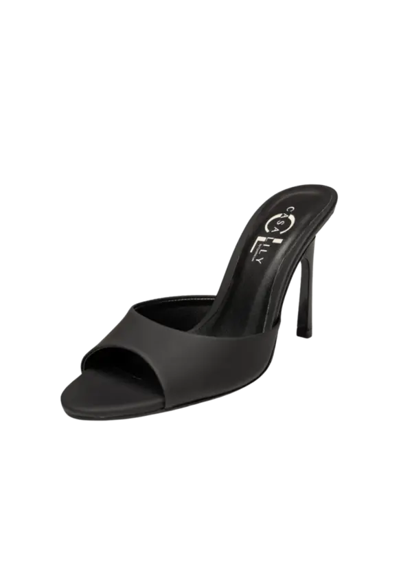 CASA LILY Ana Como Mule - Black
